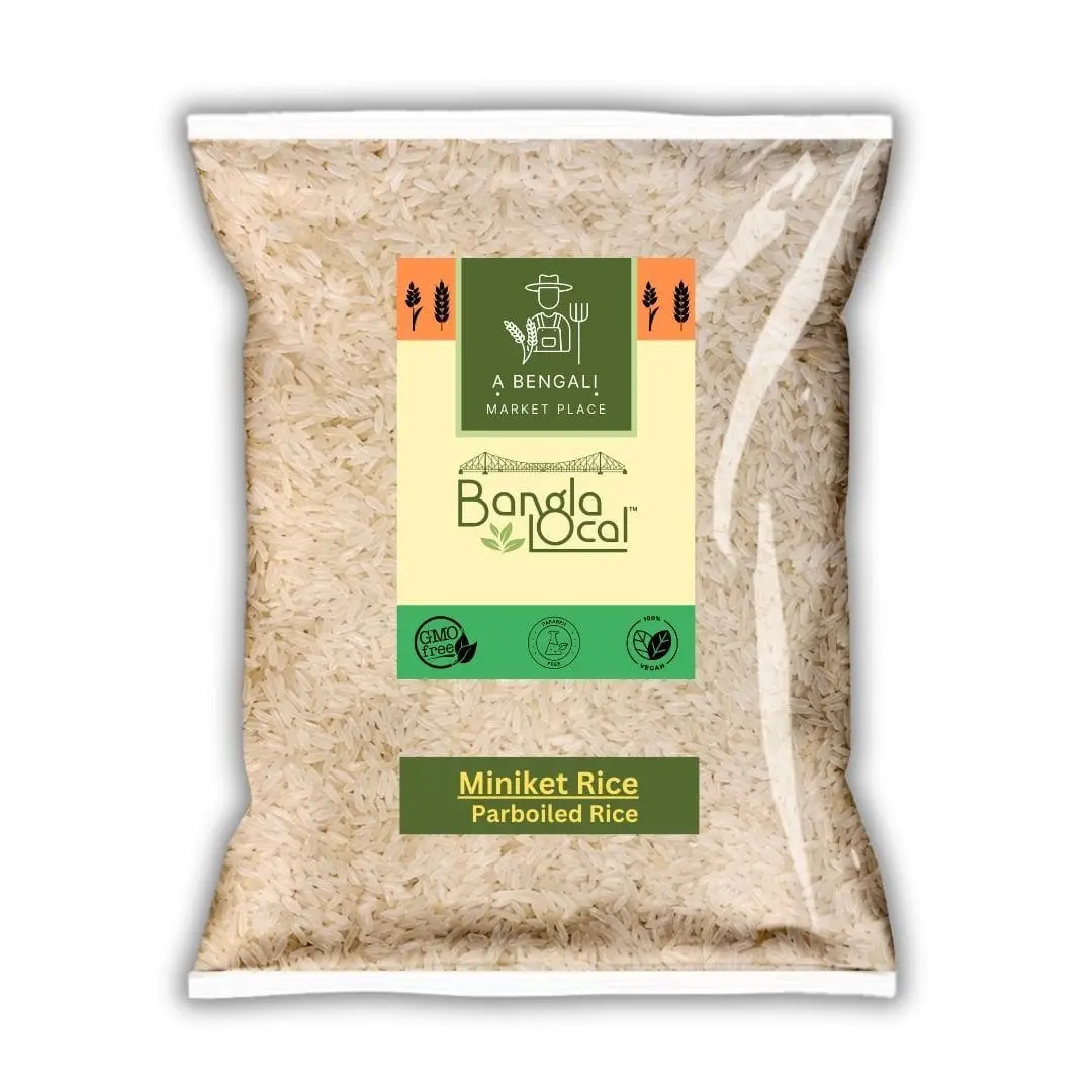 Buy Bengali Miniket Rice Online - Parboiled Rice (Sheddo Chaal)